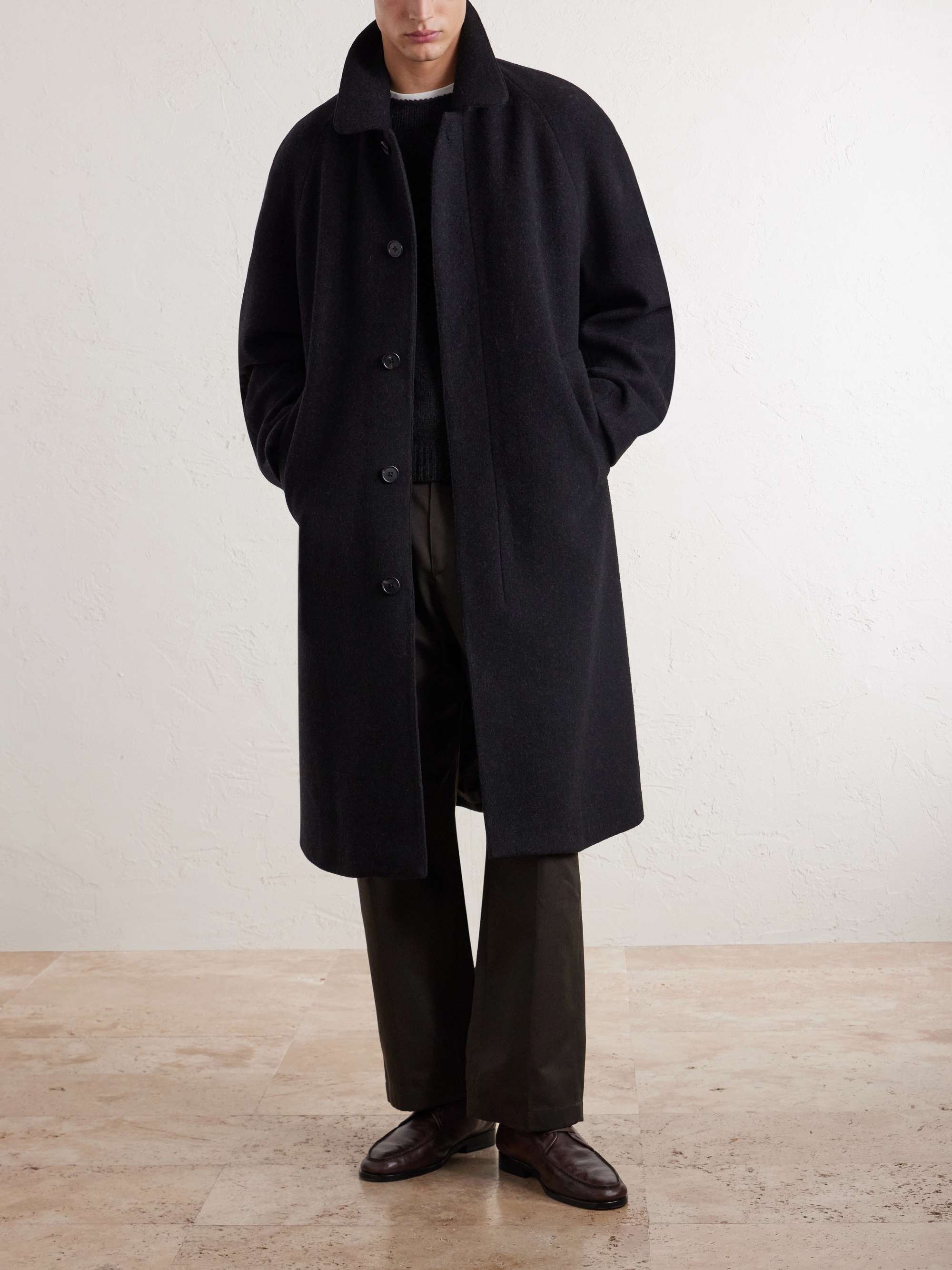 THE ROW The Row Perlin Cashmere and Wool-Blend Coat